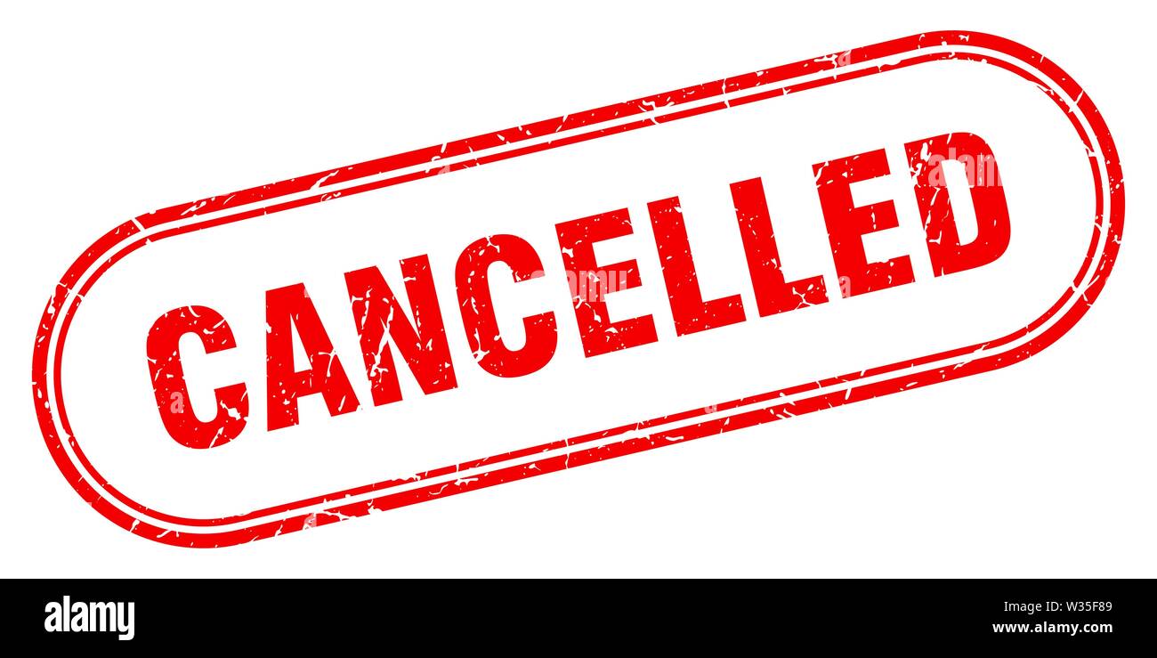 cancelled stamp. cancelled square grunge sign. cancelled Stock Vector ...