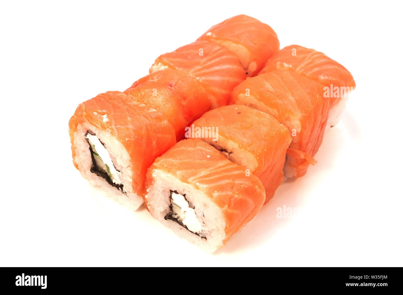 Philadelphia roll set Cut Out Stock Images & Pictures - Alamy