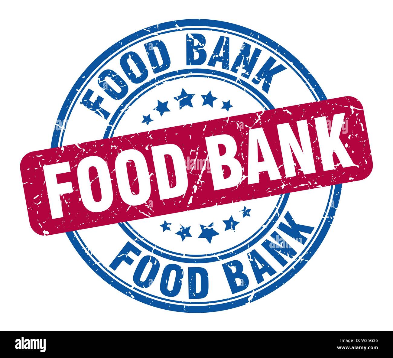 food bank stamp. food bank round grunge sign. food bank Stock Vector ...