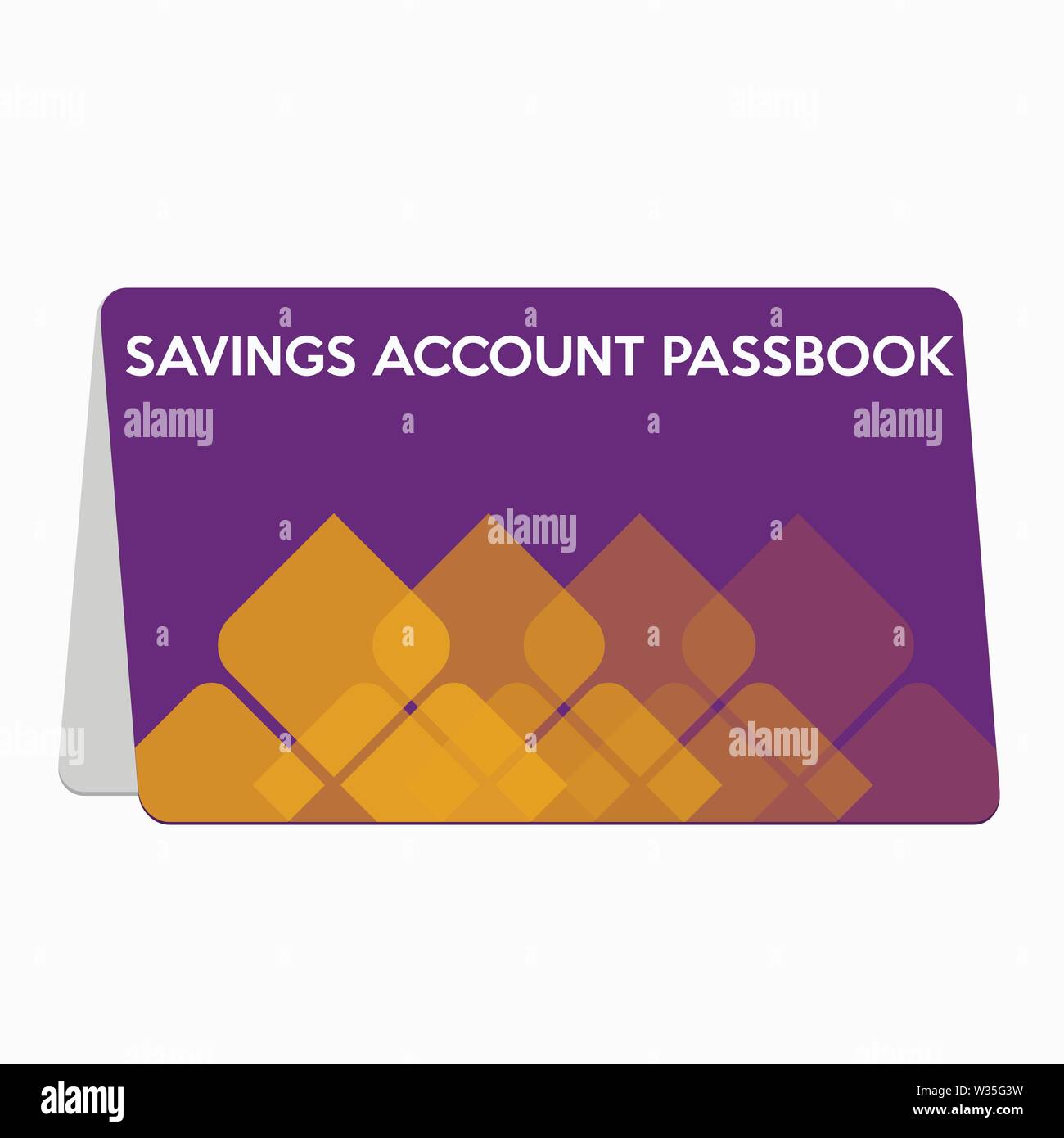 Saving account passbook flat design Stock Vector Image & Art - Alamy