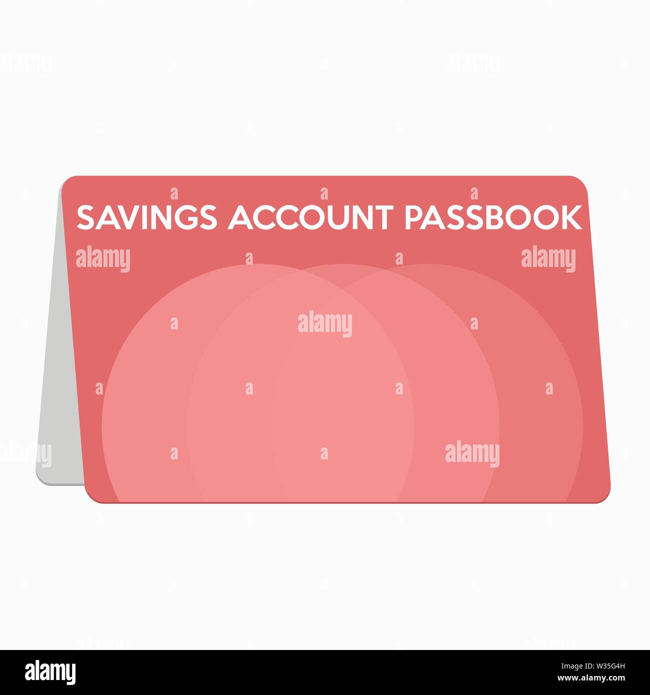 Saving account passbook flat design Stock Vector Image & Art - Alamy