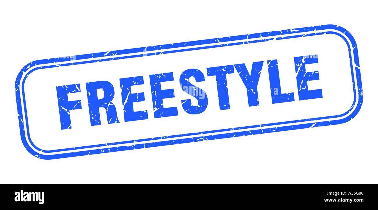 freestyle stamp. freestyle square grunge sign. freestyle Stock Vector ...