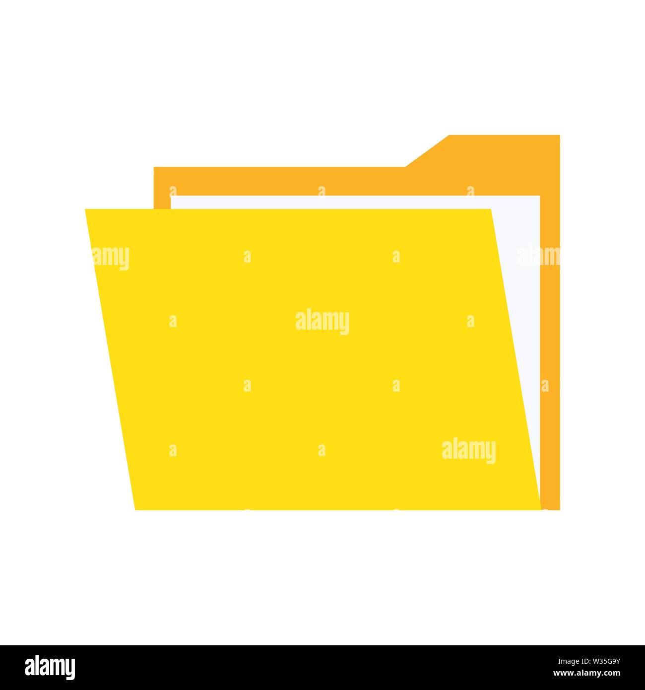 documents folder files paper cartoon Stock Vector Image & Art - Alamy