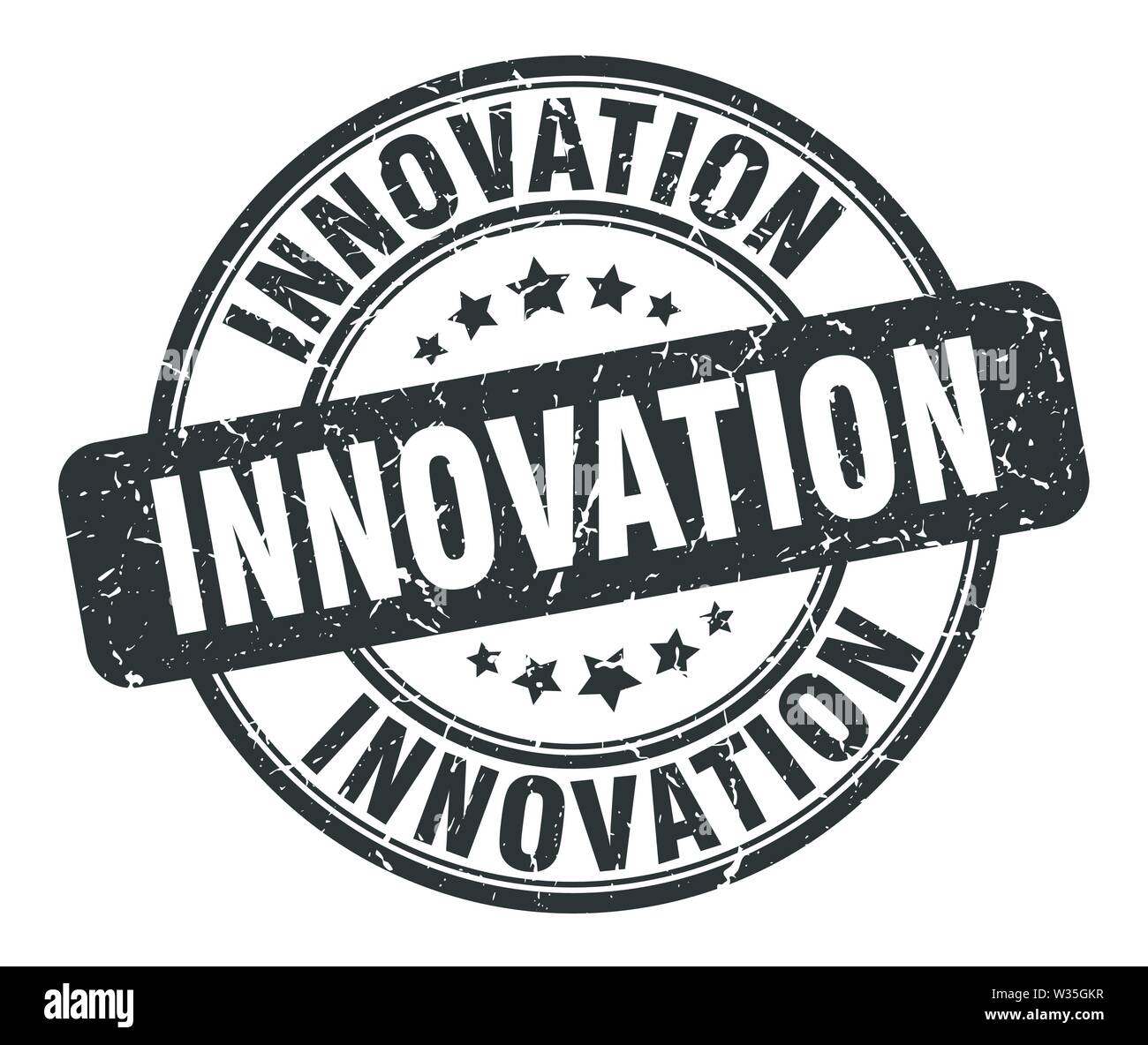 innovation stamp. innovation round grunge sign. innovation Stock Vector ...