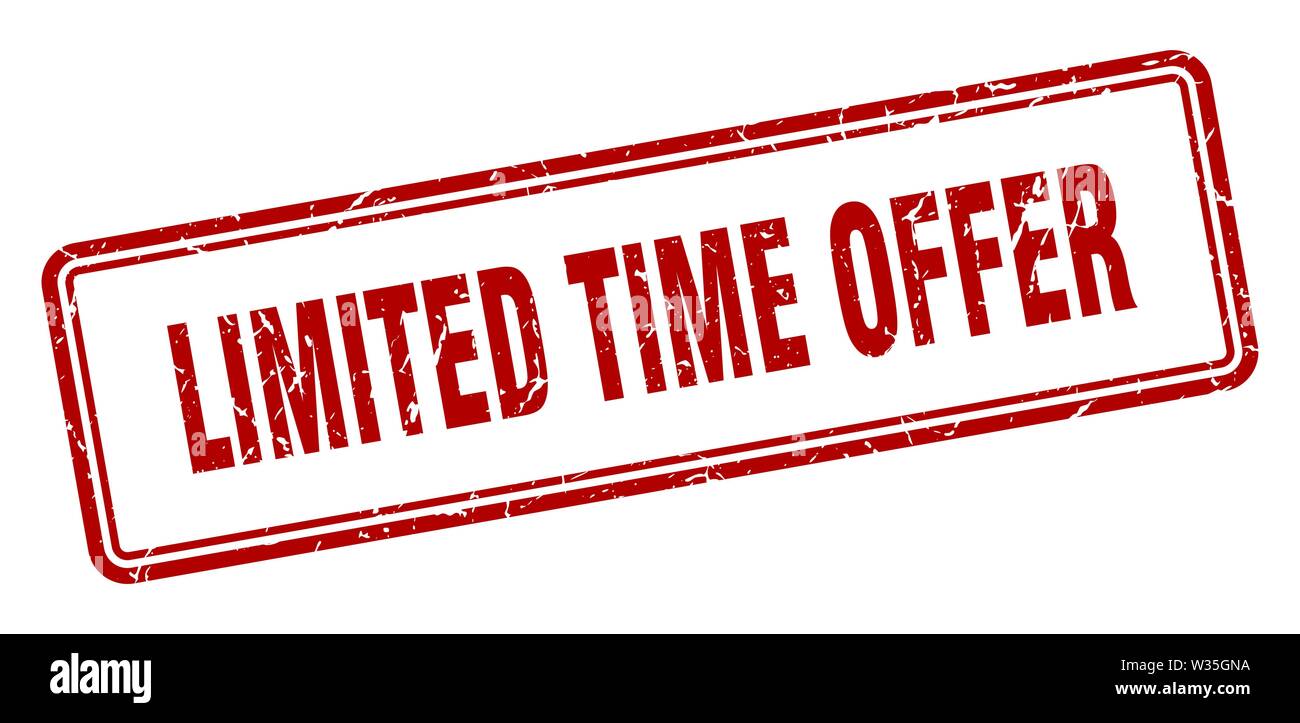 Limited Time Offer Sign
