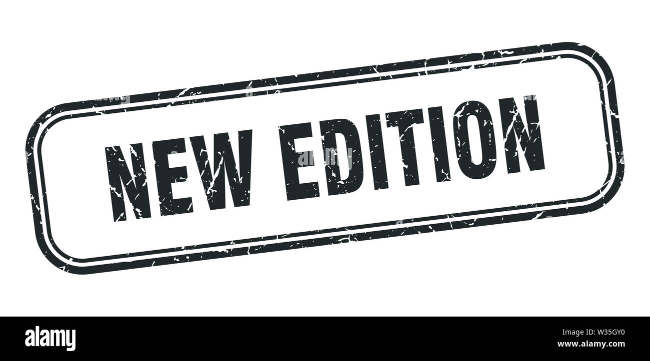 new edition stamp. new edition square grunge sign. new edition Stock ...