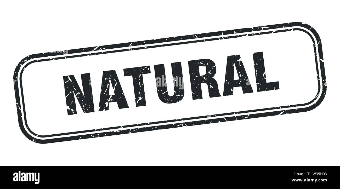 natural stamp. natural square grunge sign. natural Stock Vector Image ...
