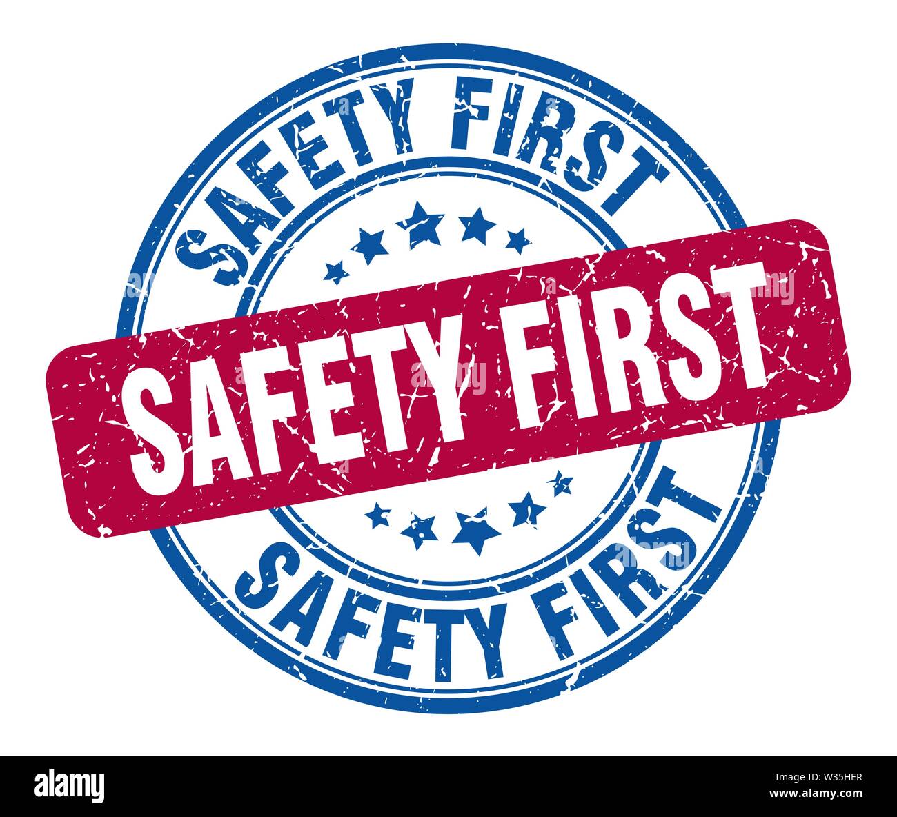 safety first stamp. safety first round grunge sign. safety first Stock ...