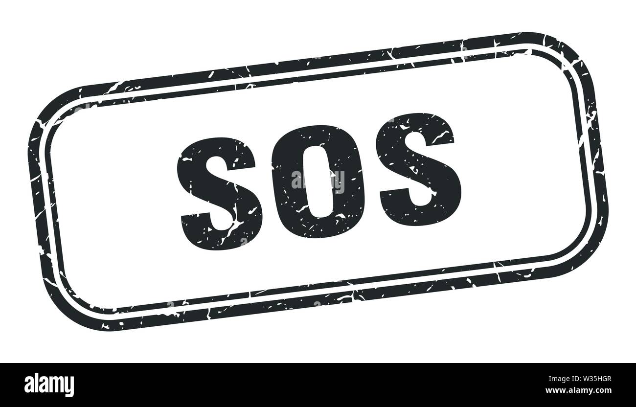 Sos stamp Black and White Stock Photos & Images - Alamy