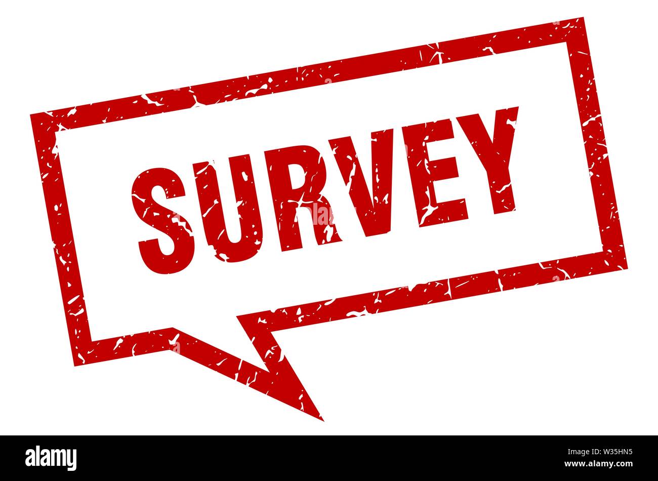 survey sign. survey square speech bubble. survey Stock Vector Image ...