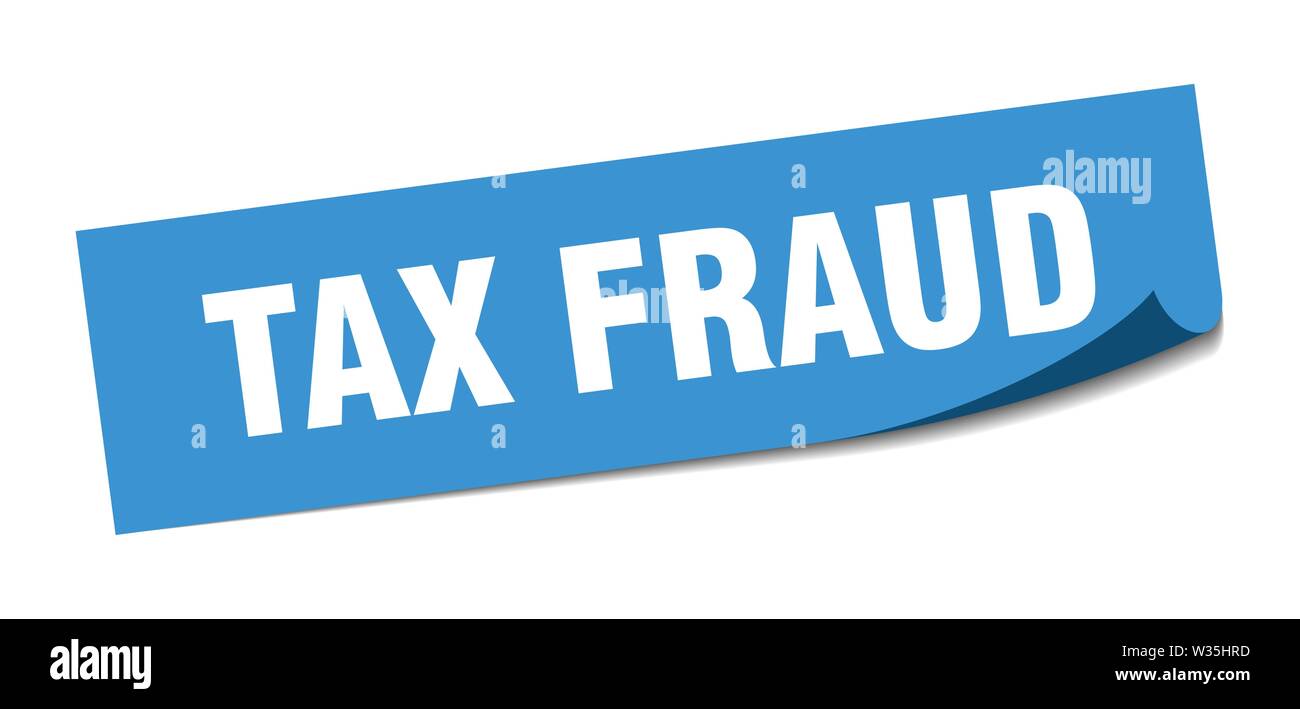 Tax fraud sign square Stock Vector Images - Alamy