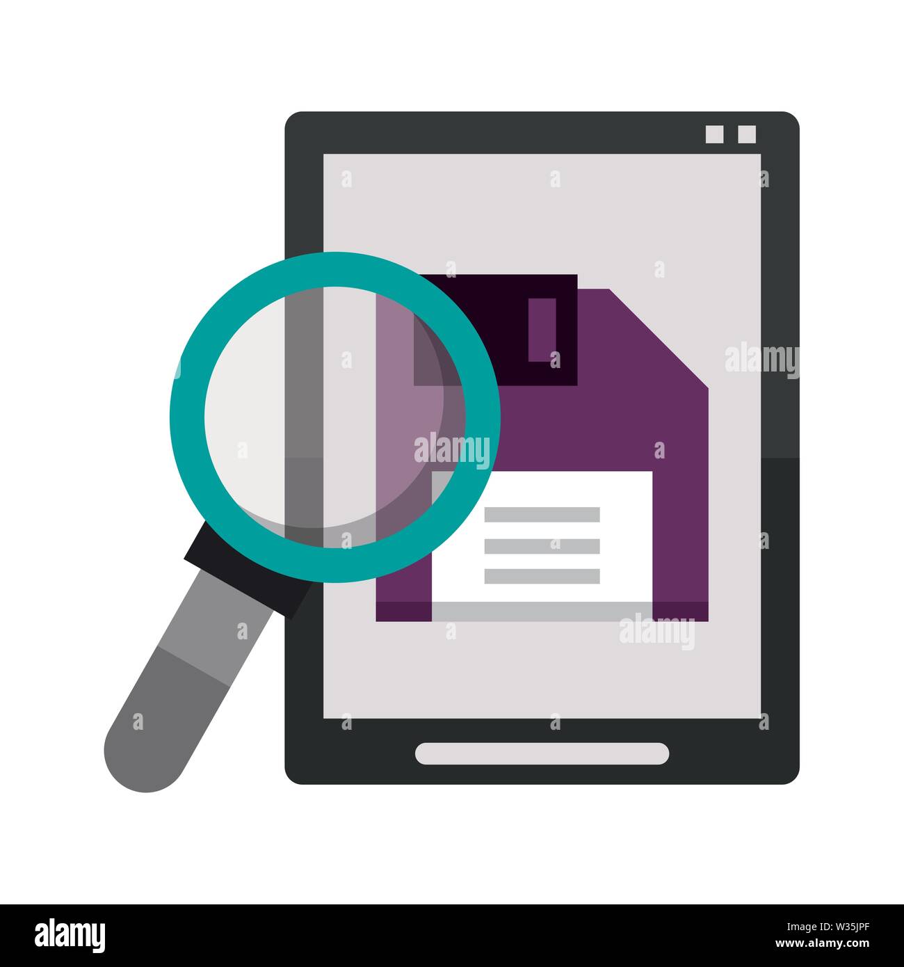 Checking technical data Stock Vector Images - Alamy