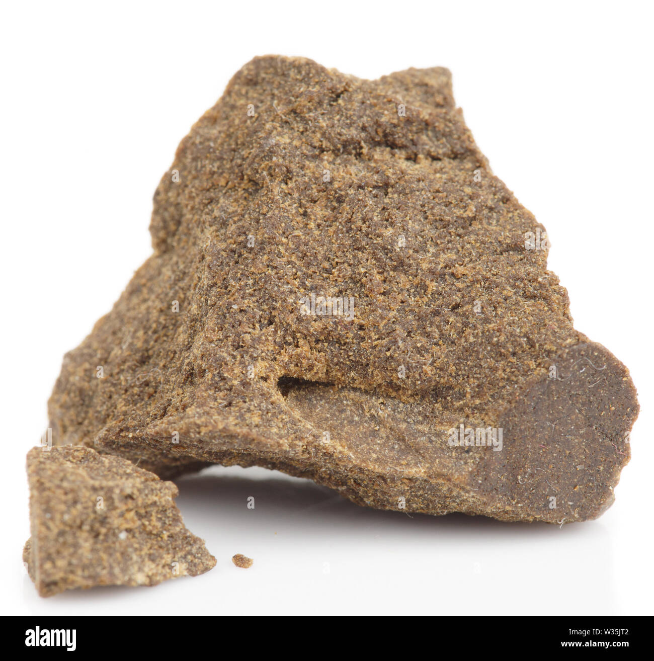 Substance looking exactly like hashish, isolated Stock Photo - Alamy
