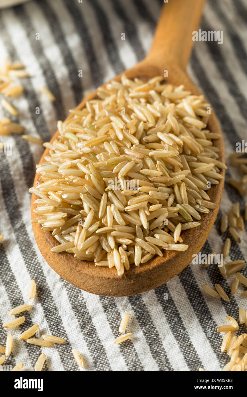 Dry Organic Indian Basmati Rice Ready to Cook Stock Photo - Alamy
