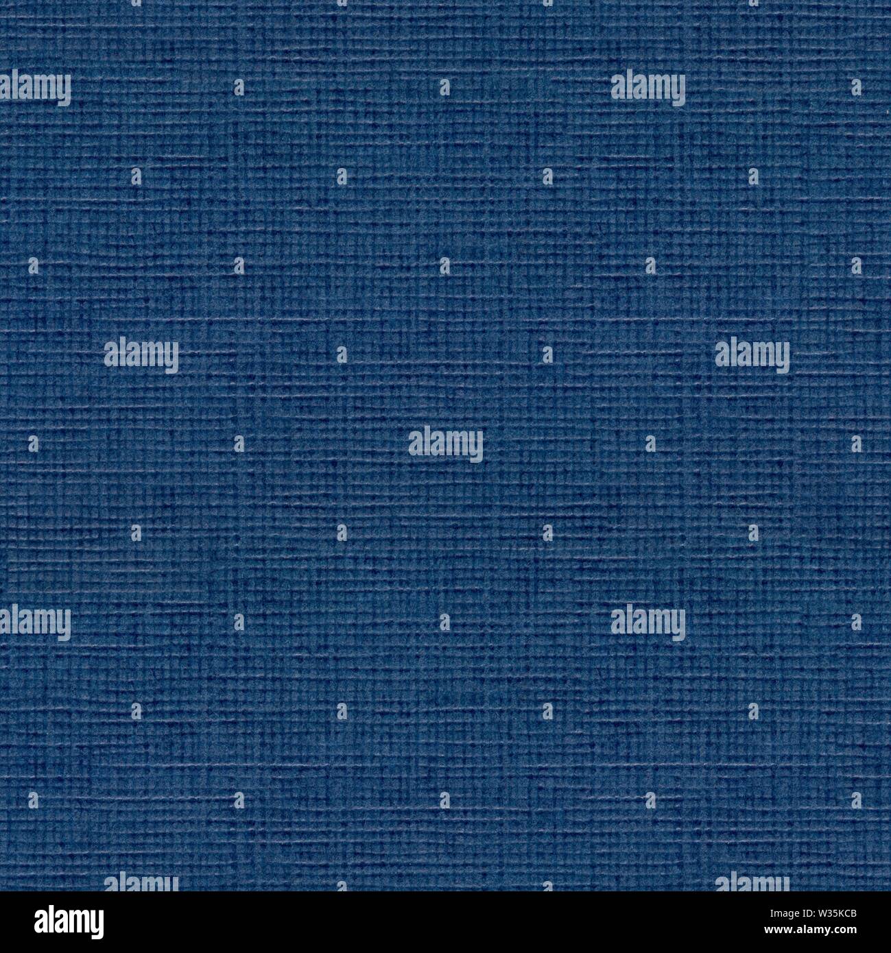 High resolution scan of midnight blue fiber paper. Seamless square ...
