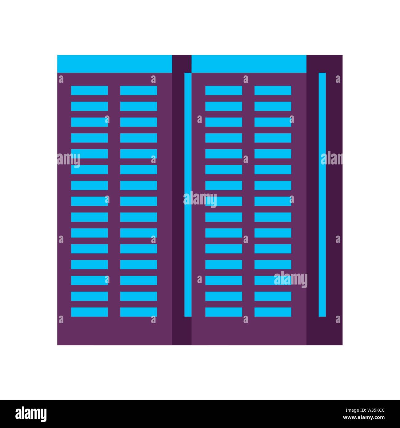 server towers network hardware cartoon Stock Vector Image & Art - Alamy