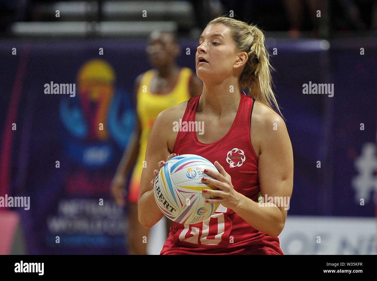 Liverpool. United Kingdom. 12 July 2019. Francesca Williams (England ...