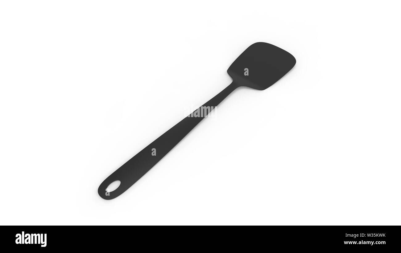 3d rendering of a spatula isolated in a white studio background Stock ...