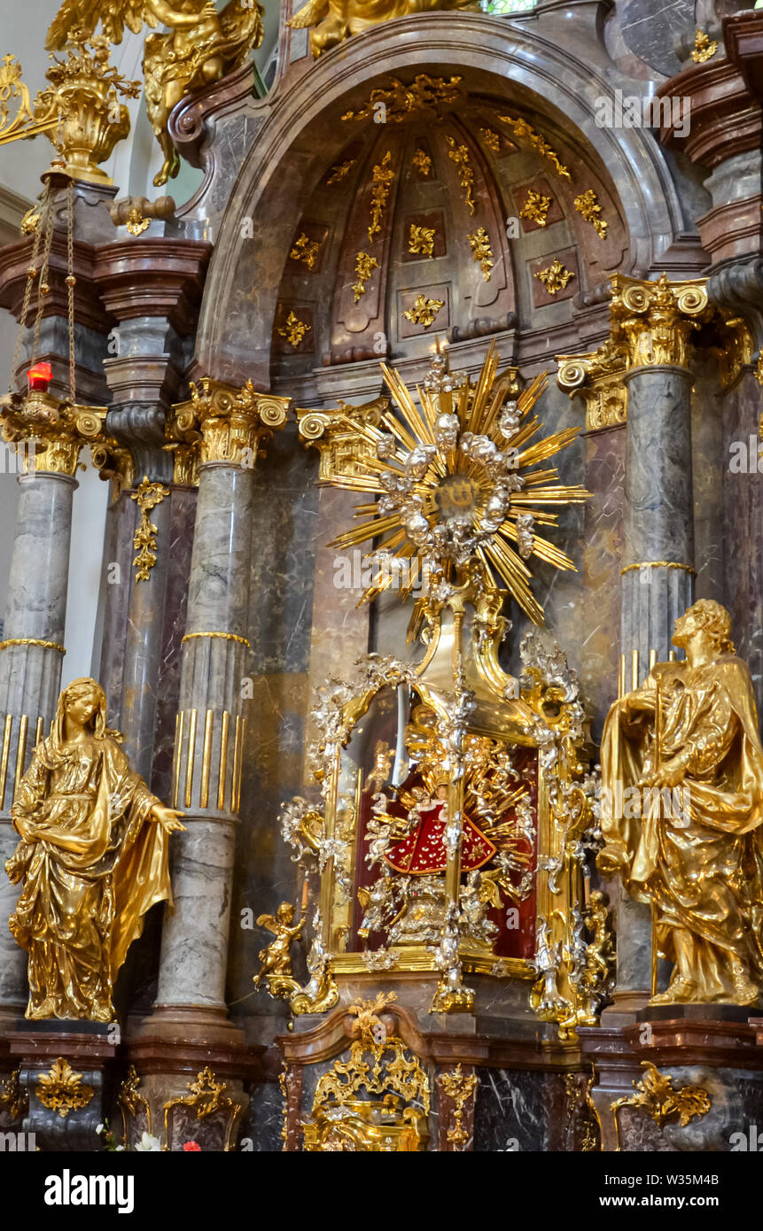 Statue infant jesus prague in hi-res stock photography and images - Alamy