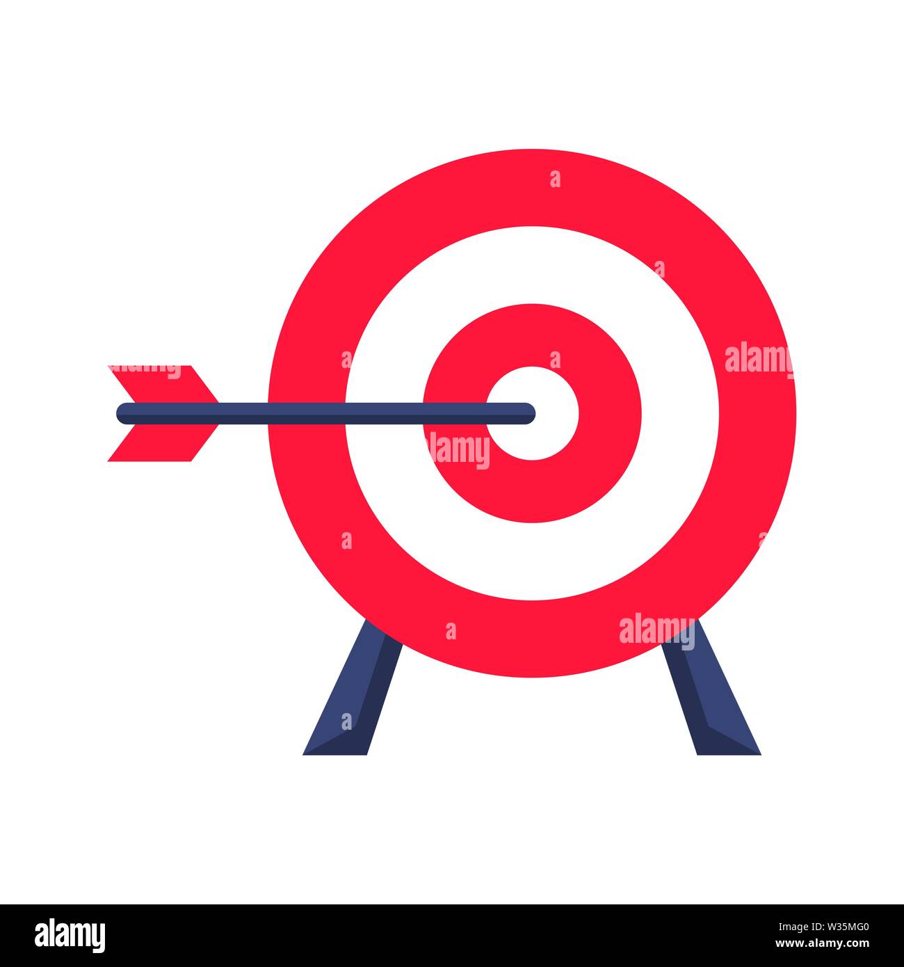 shooting target objetive goal cartoon Stock Vector Image & Art - Alamy