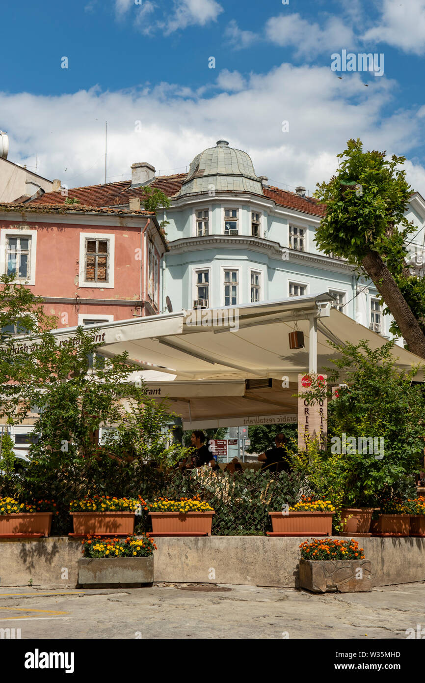 Street Restaurant, Varna, Bulgaria Stock Photo - Alamy
