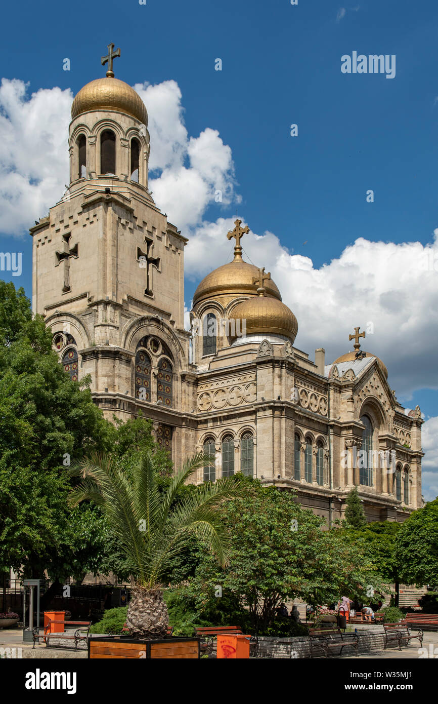 The Assumption of the Mother of God Cathedral, Varna, Bulgaria Stock ...