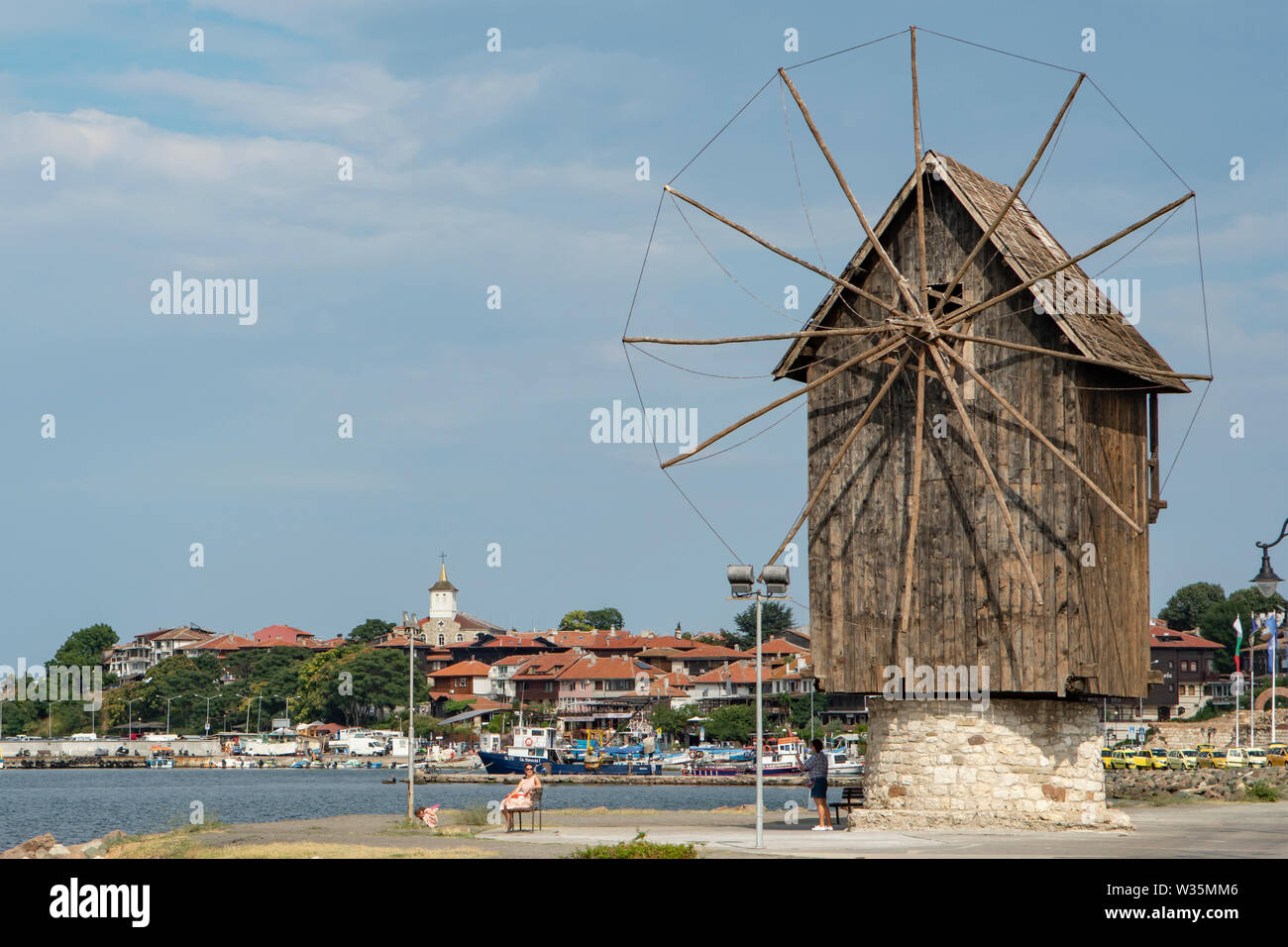 Nesebar windmill hi-res stock photography and images - Alamy