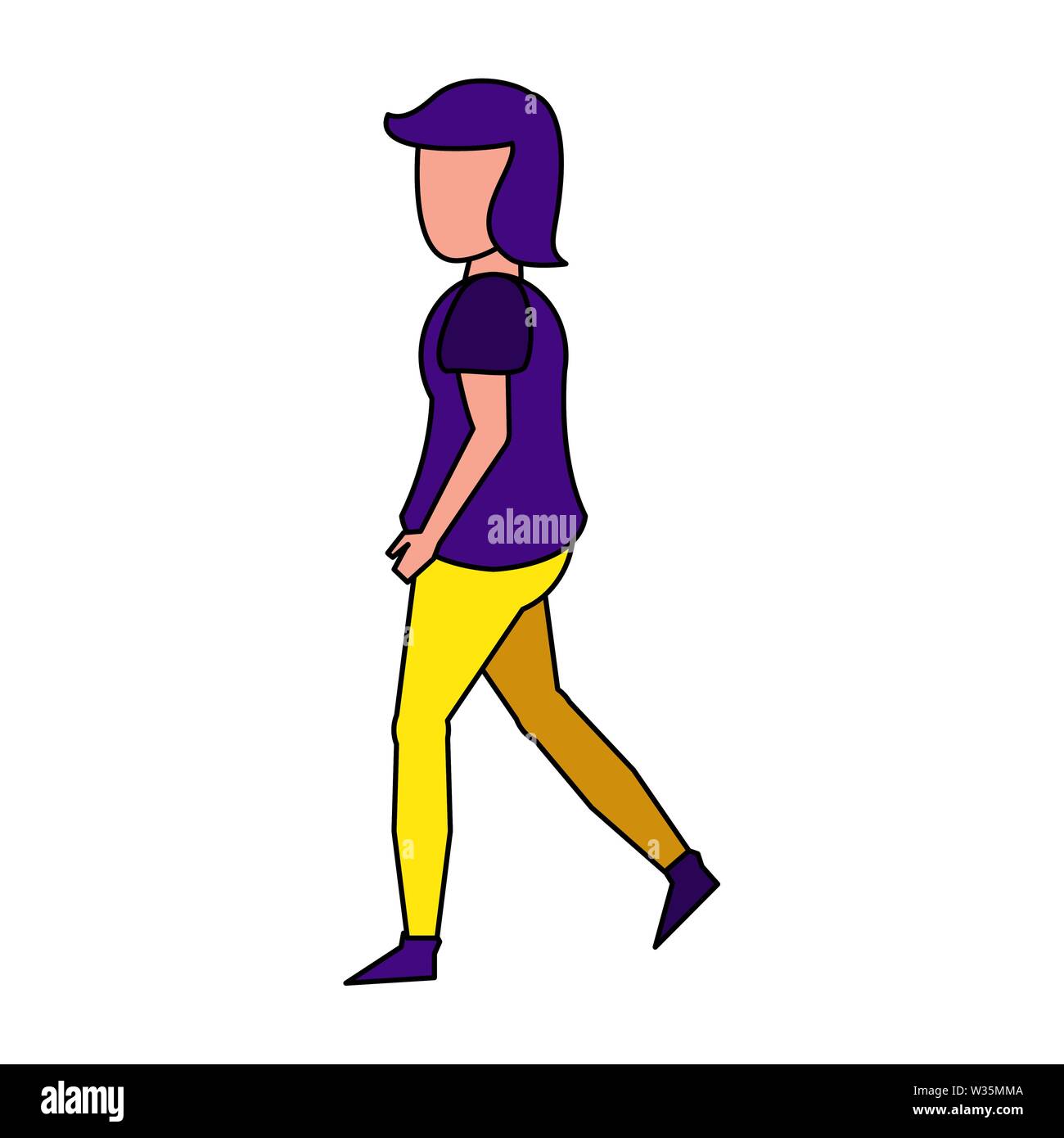 Woman without body Stock Vector Images - Alamy