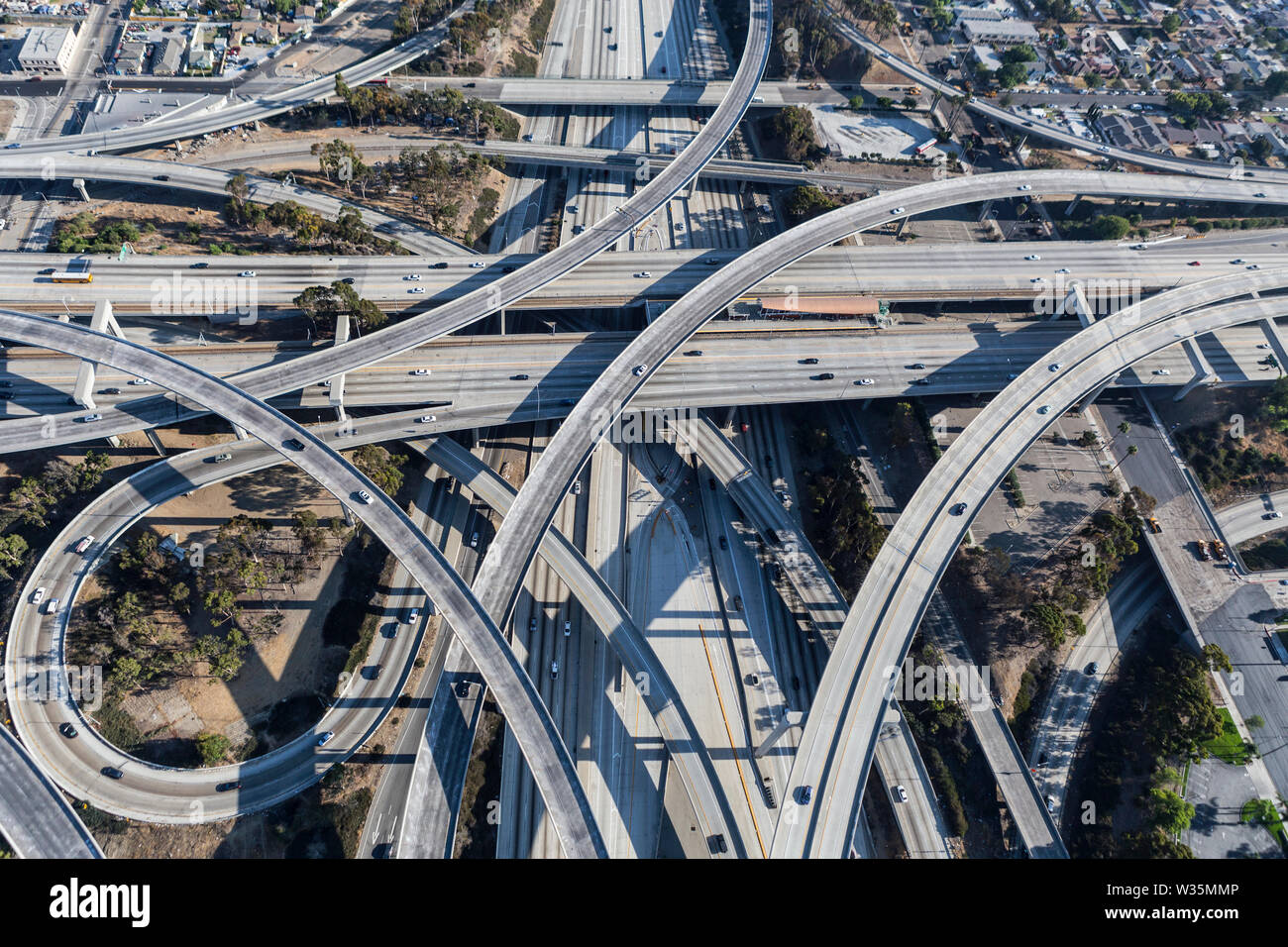 105 110 freeway interchange hi-res stock photography and images - Alamy