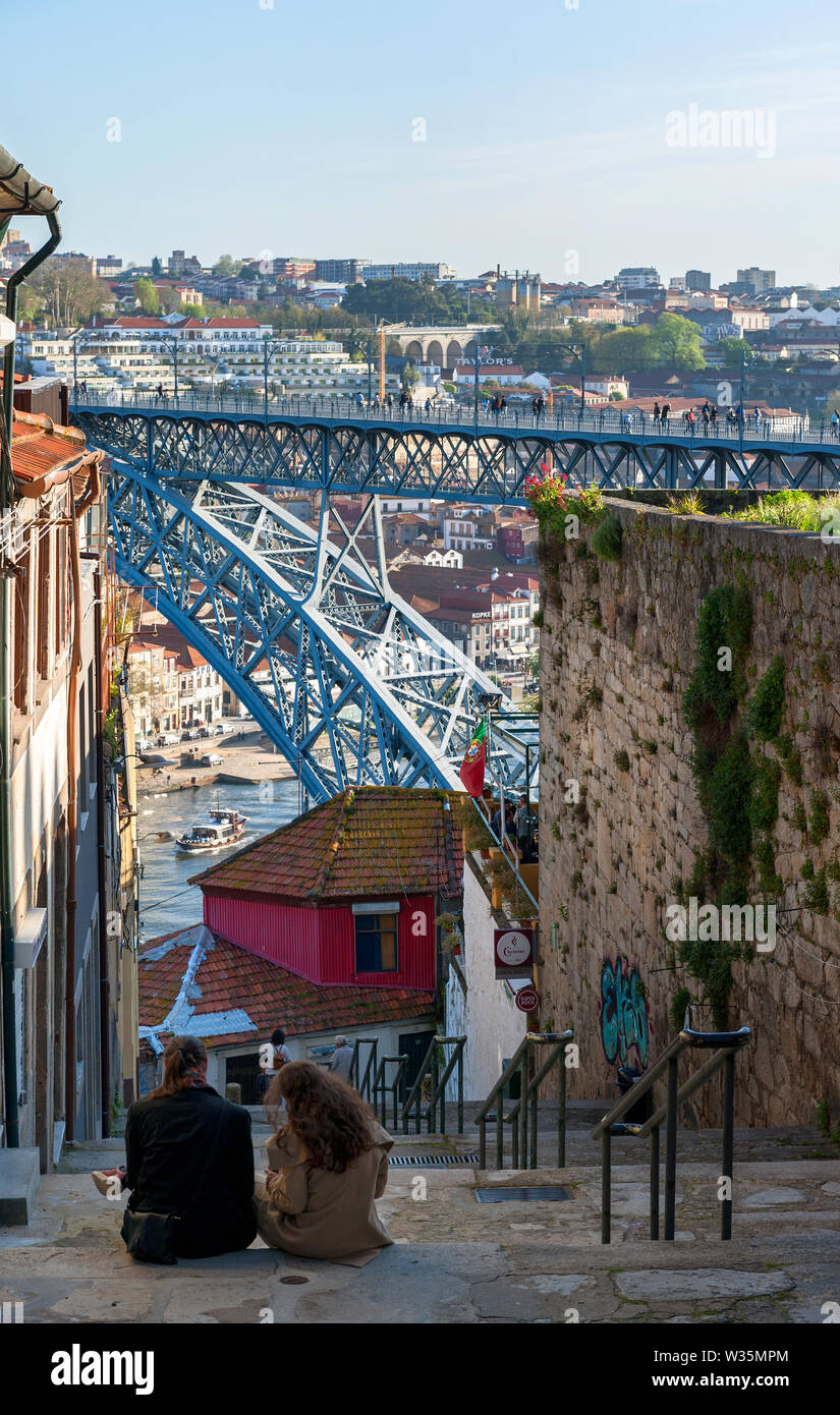 Porto street view hi-res stock photography and images - Alamy