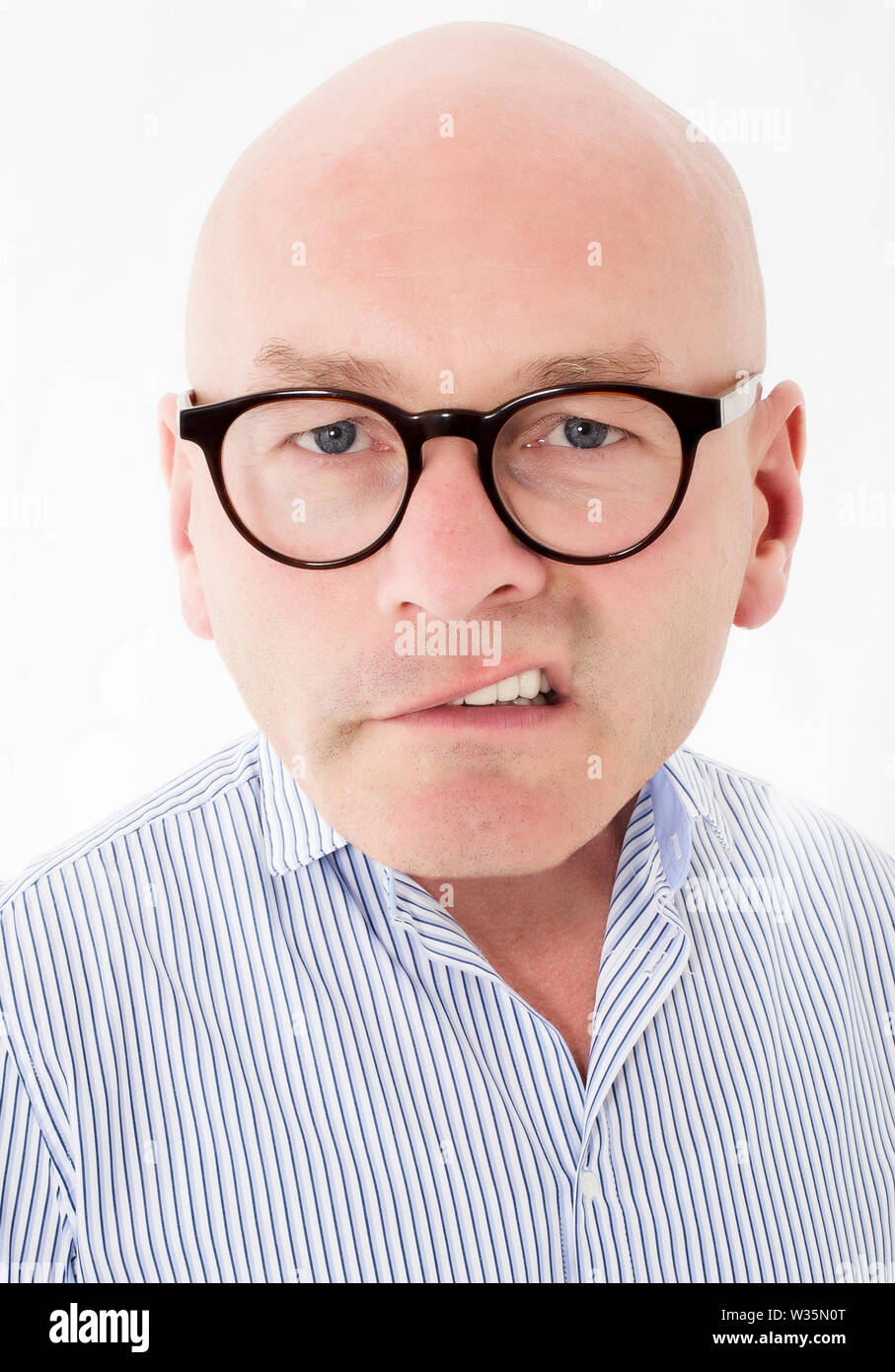 Person making a goofy face hi-res stock photography and images - Alamy