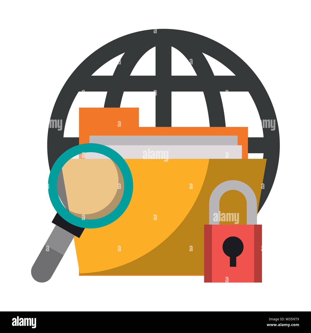 Checking technical data Stock Vector Images - Alamy