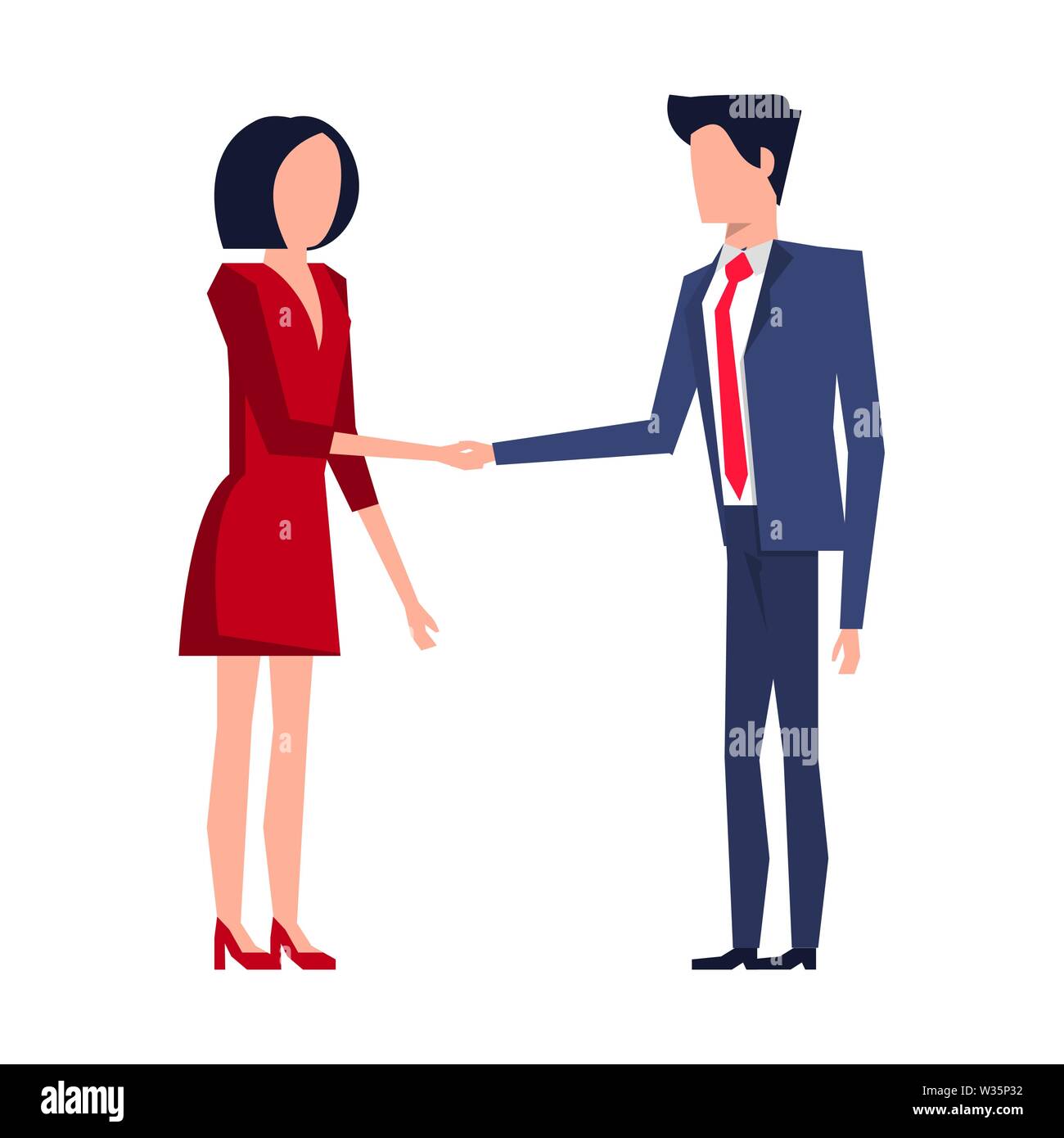 executive business finance coworkers cartoon Stock Vector Image & Art ...