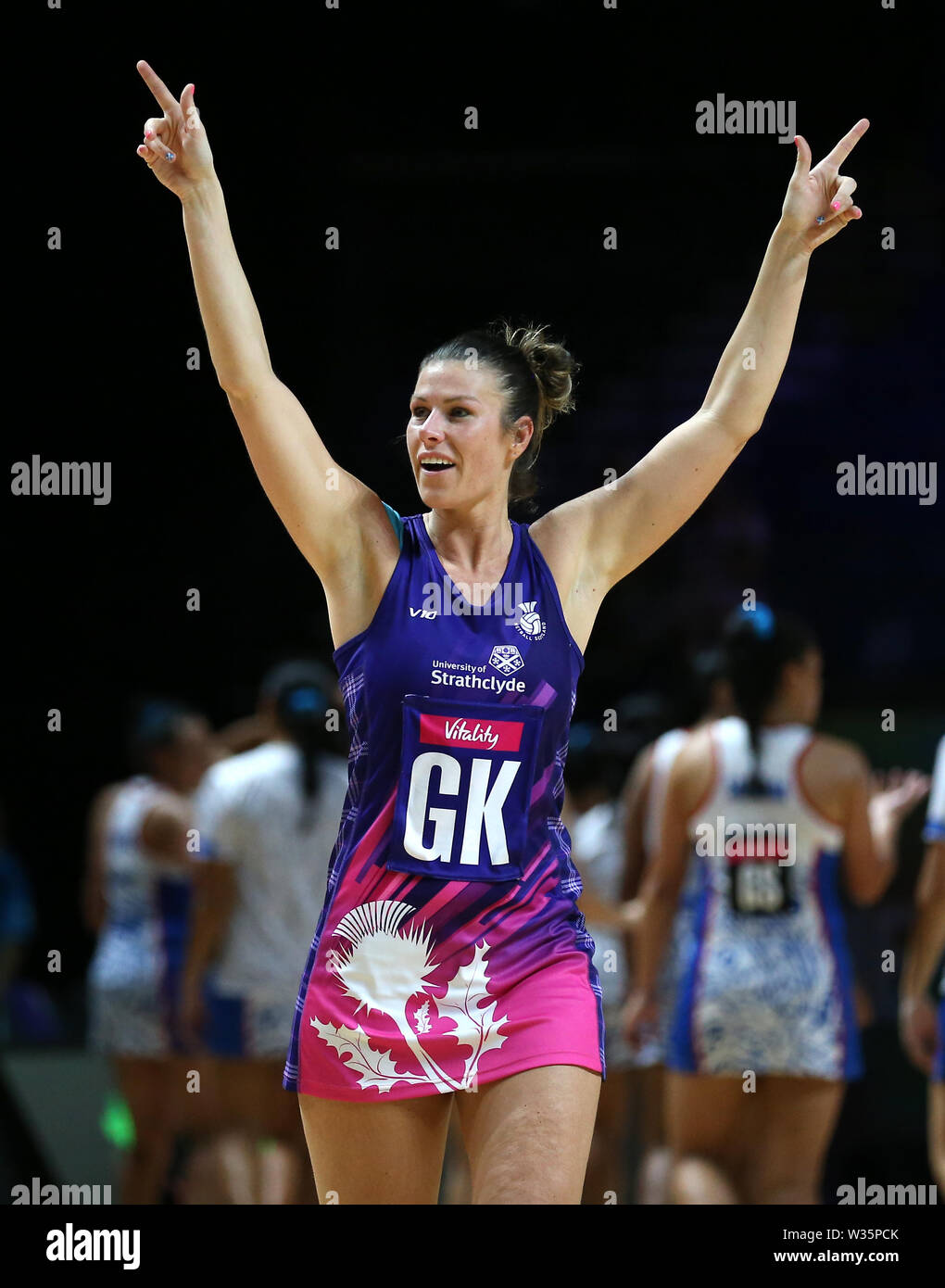 Scotland's Hayley Mulheron celebrates after her sides victory over ...
