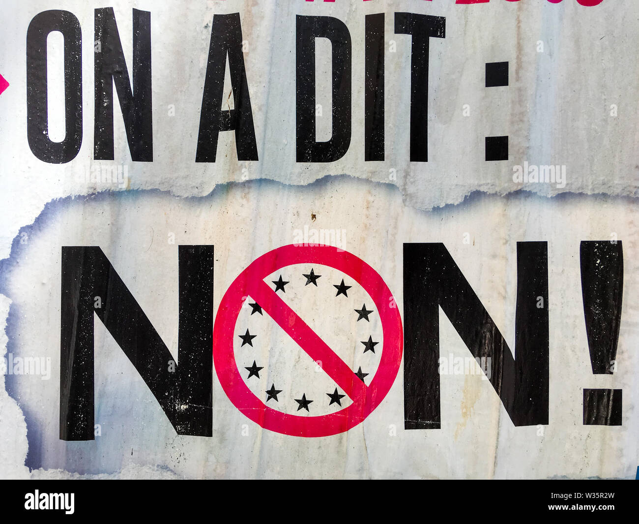 Anti european protest france hi-res stock photography and images - Alamy