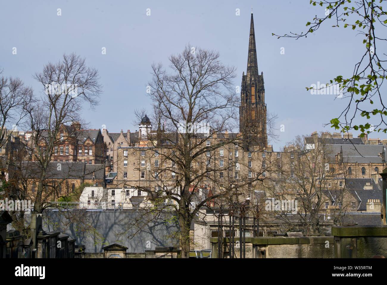 Edinburgh old town clock tower building hi-res stock photography and ...