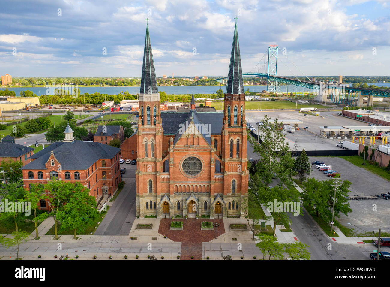Detroit, Michigan - Ste. Anne de Detroit Catholic Church. Founded in ...