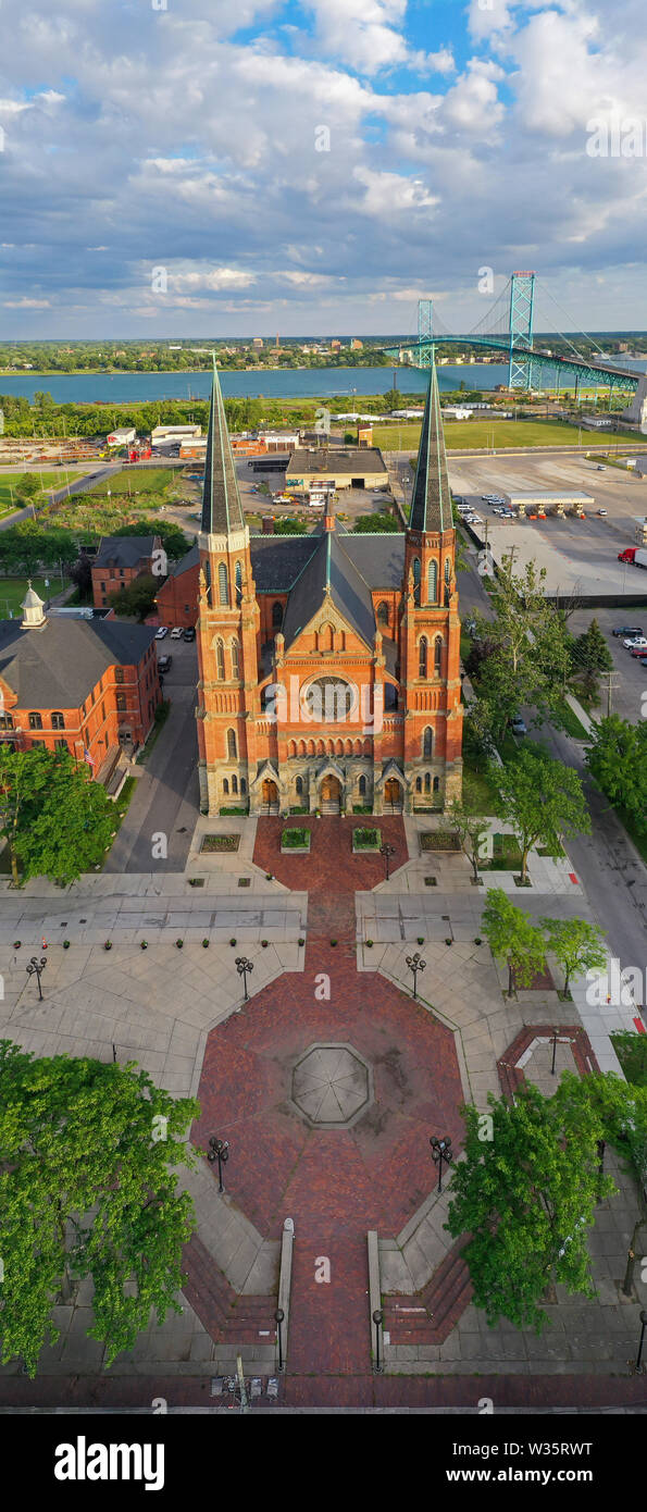 Detroit, Michigan - Ste. Anne de Detroit Catholic Church. Founded in ...