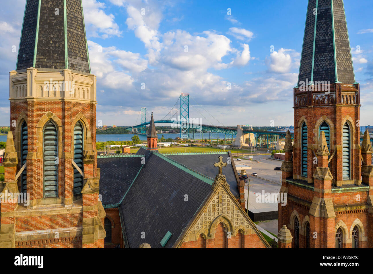 Detroit, Michigan - Ste. Anne de Detroit Catholic Church. Founded in ...