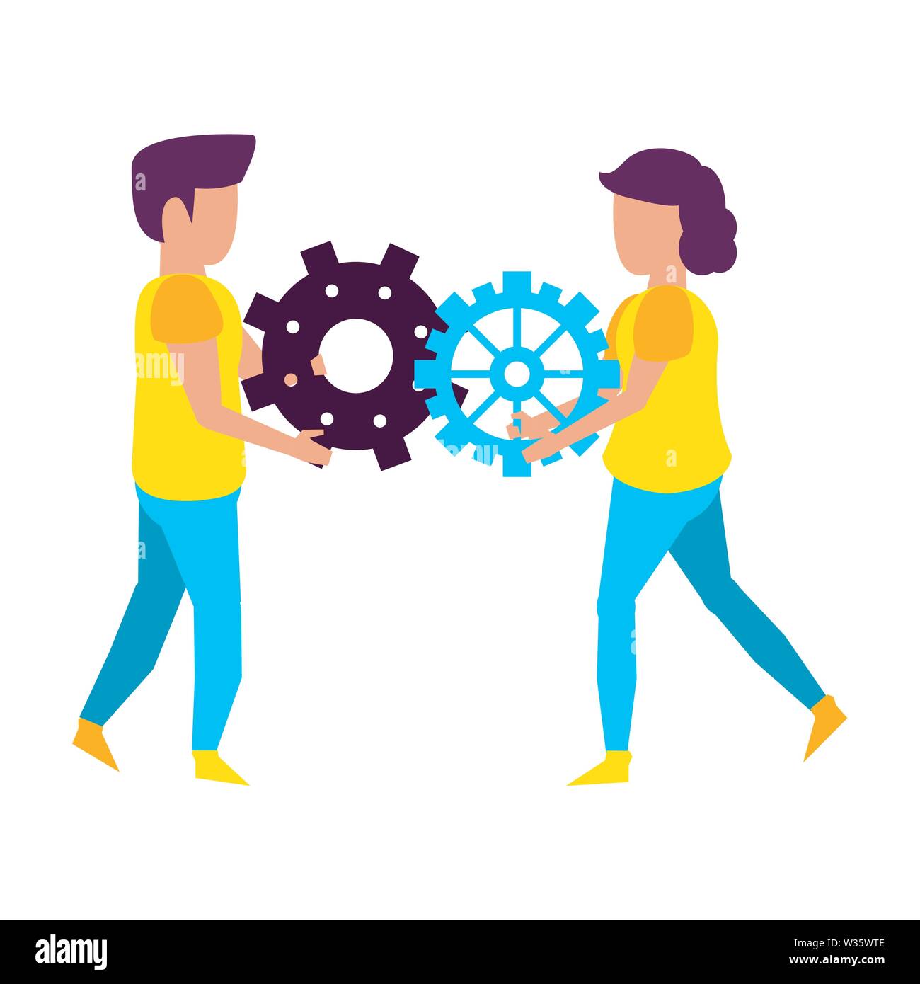 technology support and maintenance cartoon Stock Vector Image & Art - Alamy