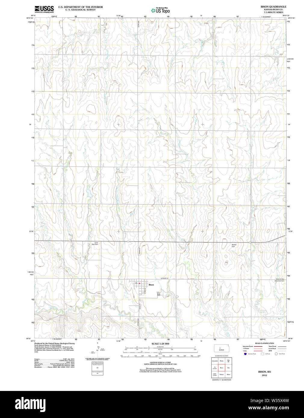 Map of bison Cut Out Stock Images & Pictures - Alamy