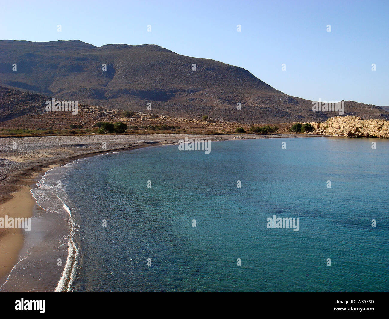 Beach in Kreta island karoumes background wallpaper fine art prints ...