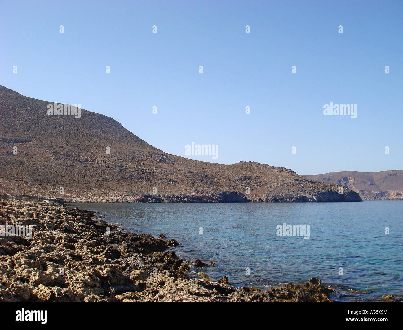 Beach in Kreta island karoumes background wallpaper fine art prints ...