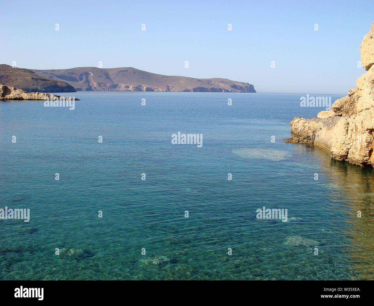 Beach in Kreta island karoumes background wallpaper fine art prints ...