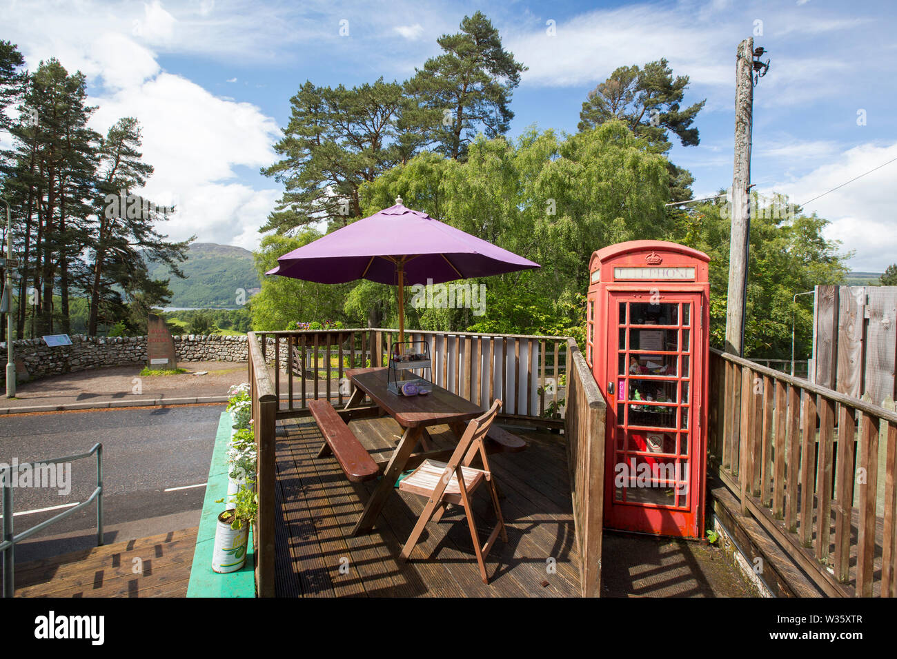 A cafe in Foyers, Scotland, UK Stock Photo - Alamy