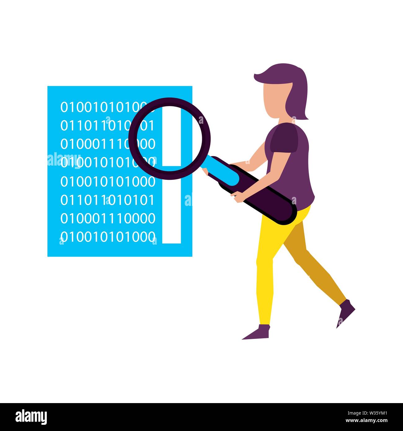 Checking data and science Stock Vector Images - Alamy