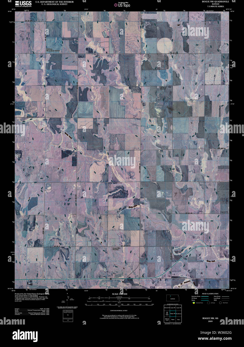 Bogue kansas map hi-res stock photography and images - Alamy