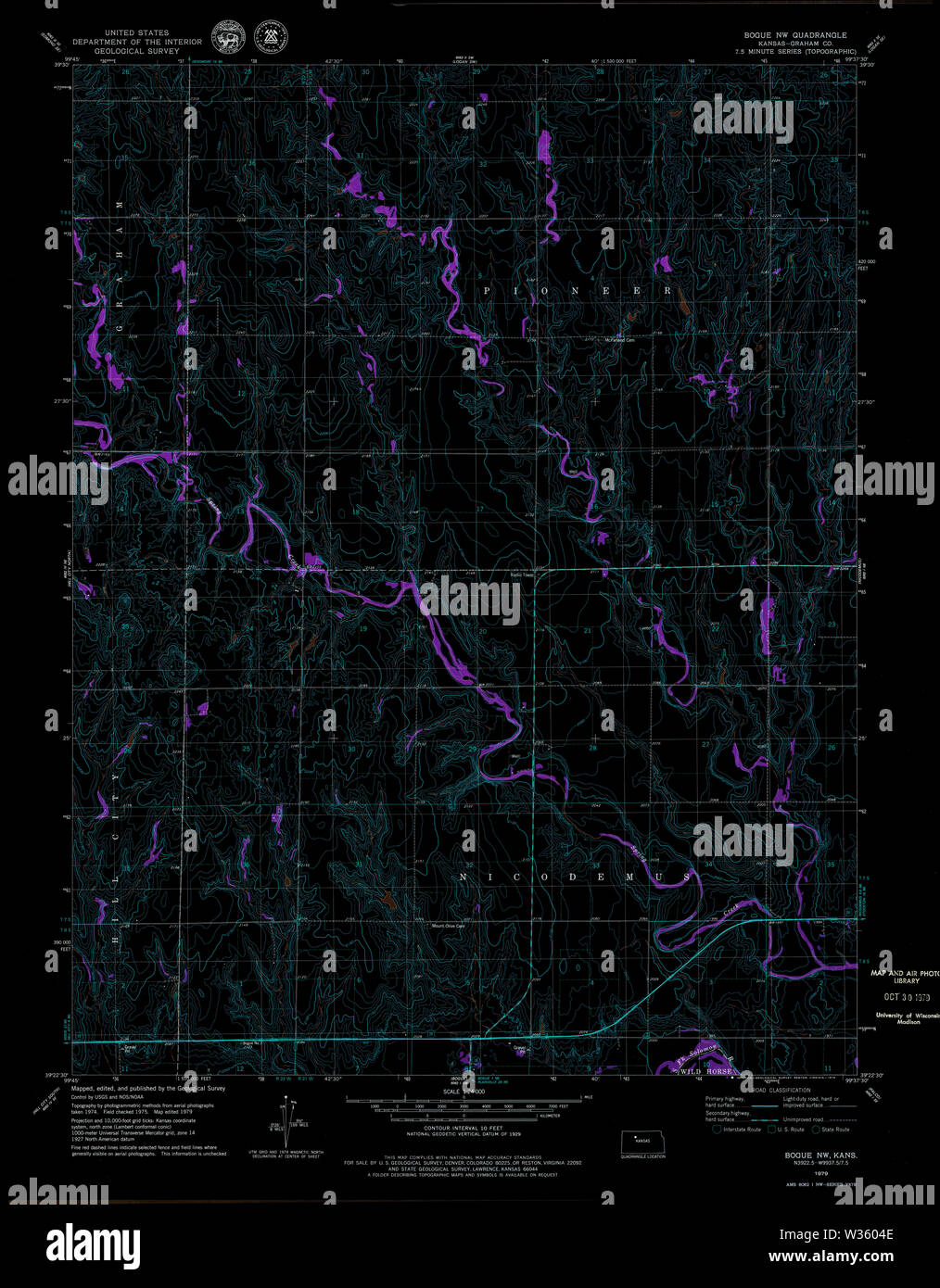 Bogue kansas map hi-res stock photography and images - Alamy