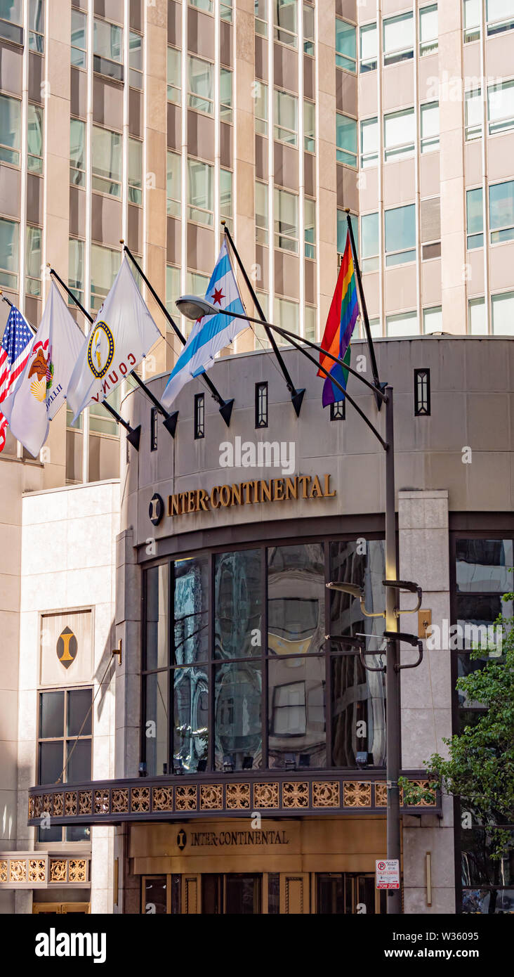 Chicago Inter-Continental Hotel - CHICAGO, USA - JUNE 11, 2019 Stock ...