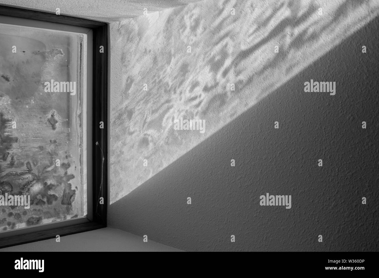 Skylight, abstract shapes, interior wall, light separations and ...